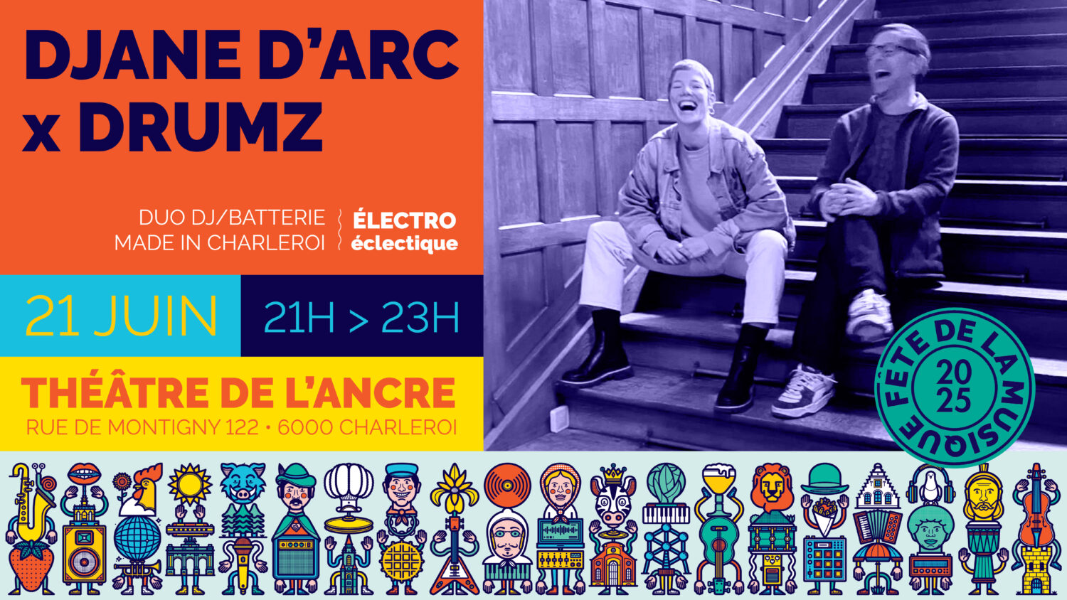 DJANE D’ARC x DRUMZ : Fête de la Musique à L'Ancre ! | L’Ancre